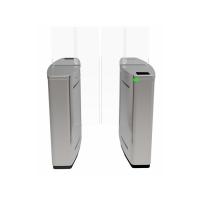China Outdoor Full Height Sliding Turnstile with 1.5 Meter Flap Height 304 or 316 Stainless Steel and Anti Pinch Function for sale