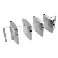 China 1.6 Meter Height Access Control Turnstile with Facial Recognition and 30 Person/Minute Flow Rate for sale