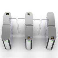 China RFID Card Reader Baffle Access Control Turnstile with 10mA 30W Power and 4 IR Sensors for Secure Pedestrian Flow for sale