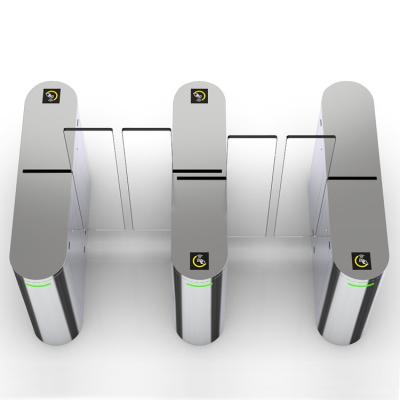 China RFID Card Reader Baffle Access Control Turnstile with 10mA 30W Power and 4 IR Sensors for Secure Pedestrian Flow for sale