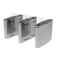 China IP54 100W SS304 Sliding Turnstile Access Control System with LED Indicator for sale