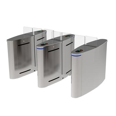 China IP54 100W SS304 Sliding Turnstile Access Control System with LED Indicator for sale