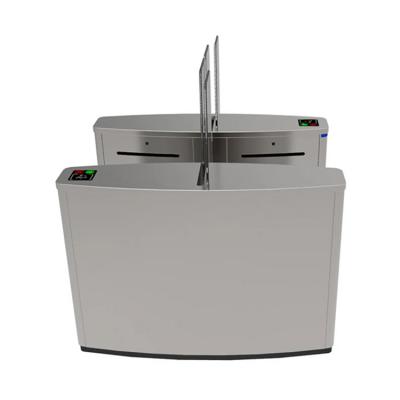 China 1.4m Height Acrylic Sliding Full Height Turnstile with Stainless Steel 304 Housing for Access Control for sale