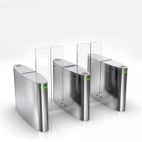 China SS304 Stainless Steel BLDC Motor Sliding Turnstile Gate with 550mm Channel Width for Access Control for sale