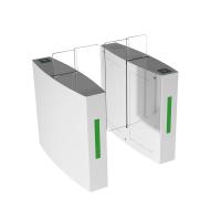 China BLDC Motor Half Height Turnstile Automatic Pedestrian Sliding Glass DC24V for sale