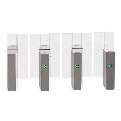 China DC24V BLDC Sliding Turnstile Gate Full Height Anti Pinch For Business Center for sale