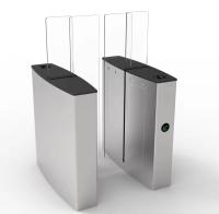 China High-Security Anti-Fare Evasion Sliding Barrier Gate with BLDC Motor and Bi-directional Access Control Turnstile for sale