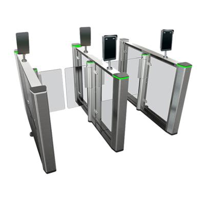 China BLDC Motor Glass Turnstile Gate with 5 Million Times Service Life and IP45 Protection for Access Control for sale