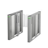 China 40W DC BLDC Motor High Security Waist Height SS304 Acrylic Speed Gate Turnstile Gate for sale