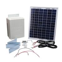 China 20W Solar Panel System with 2 X 9Ah Battery for 8-10h Sliding/Swing Gate Automation Villa for sale