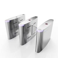 China 304 Stainless Steel Face Recognition Anti-Tailgating Flap Barrier Turnstile for Access Control for sale