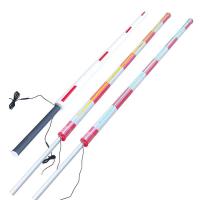 China Round Shape Aluminum Carbon Fiber Boom Barrier Gate with LED Light for Parking Management for sale