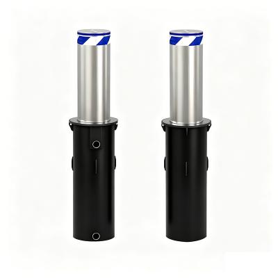 China Fully Automatic Hydraulic Rising Bollard with IP68 Waterproof 600mm Height and 30-ton Impact Resistance for sale