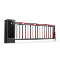 China Heavy Duty Stainless Steel 200W 5m Boom Length Automatic Barrier Gate for Vehicle Security for sale