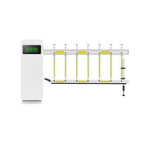 China Stainless Steel LED Display 200W Power Barrier Gate for Parking Access Control for sale