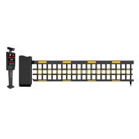 China Wholesale Heavy-duty Intelligent Parking Barrier Gates with 6-meter Fence Arm Brushless DC Motors Suitable for Logistics Park for sale