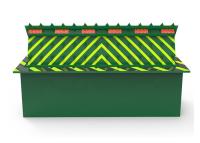 China Full Automatic Hydraulic Road Blocker with LED Light Warning and 380V Power Supply Made from A3 Steel for sale
