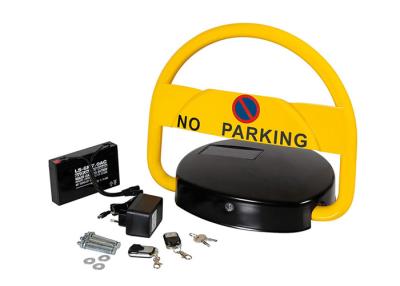China Solar Powered Car Parking Lock with DC6V 7Ah Battery and 390mm Up Height for Secure Parking Space for sale