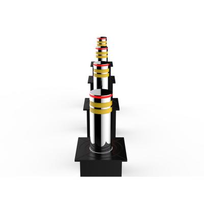China SS304 Hydraulic Automatic Rising Bollards with 3s to 6s Adjustable Time and 80T Loading Capacity for sale