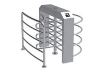 China High Speed 304 Stainless Steel Half Height Turnstile with Fingerprint Recognition System and 30 Person per Minute Flow Rate for sale