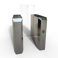 China DC 24V Motor Airport Turnstile Entry System with 10mm Acrylic Wing Panel and 30 Person/Minute Flow Rate for sale