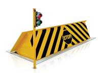 China Anti-Terrorist Hydraulic Road Blocker with 80 Tons Bearing Capacity, Speed Adjustable and A3 Steel Construction for sale
