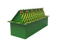 China 3.7KW Power 80 Tons Loading LED Light Warning Hydraulic Road Blocker Security Barrier for sale