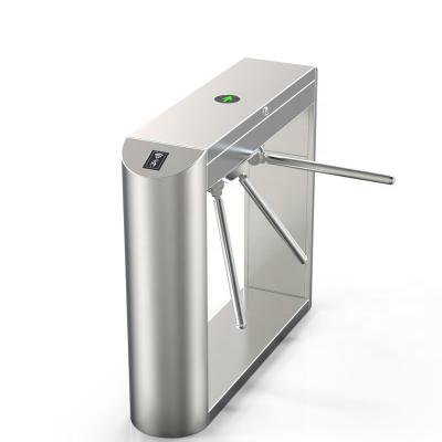 China 510mm Arm Length 304 Stainless Steel Tripod Turnstile Gate with 35 Person Per Minute Flow Rate for sale
