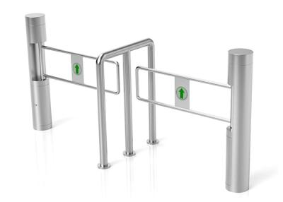 China 304 Stainless Steel Bi-Directional Swing Barrier Gate with Brushless DC Motor for Pedestrian Access Control for sale