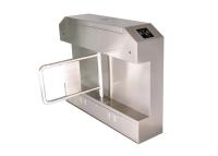 China 304 Stainless Steel Biometric Access Control Swing Barrier Gate with Infrared Photocell for sale