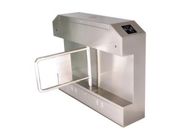 China 304 Stainless Steel Biometric Access Control Swing Barrier Gate with Infrared Photocell for sale