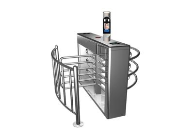 China Face Recognition 40cm Arm 40W Waist Height Turnstile with High Precision Access Control for sale