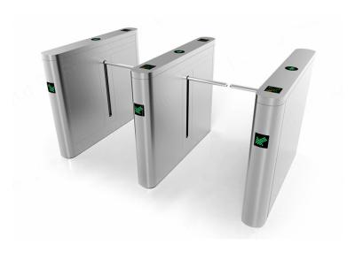 China Face Recognition 1000mm Height 40W Power Consumption Drop Arm Turnstile Access Control System for sale