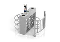 China Bi-directional SS304 Half Height Turnstile with 30 Person/Minute Flow Rate for Secure Passage Control for sale