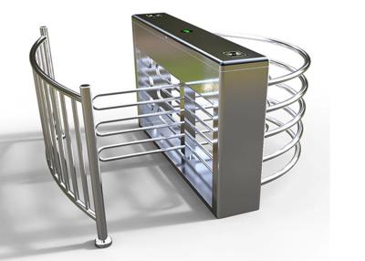 China Waist Height Revolving Turnstile Gate with 30 people/min Passing Speed, 0.2S Response Time, and 40W Power for sale