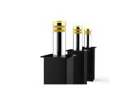 China PLC Control SS316 1000mm Height Hydraulic Security Bollard for High Traffic Safety for sale