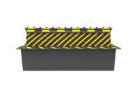 China Hydraulic Road Blocker with 100 Tons Bearing Capacity 380VAC Power Supply and 5.5KW Power Consumption for sale
