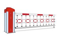 China Photoelectric Isolation 30m Remote Control 250W Motor Airborne Traffic Gate Barrier for sale