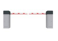 China Double Sensor 120W 6m Arm Automatic Vehicle Barrier Gate for Parking Control for sale