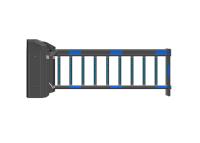 China Turbo Worm Reducer Automatic Barrier Gate with 30m Remote Distance IP44 Rated and 6m Arm Length for sale