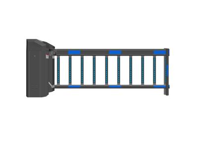 China Turbo Worm Reducer Automatic Barrier Gate with 30m Remote Distance IP44 Rated and 6m Arm Length for sale