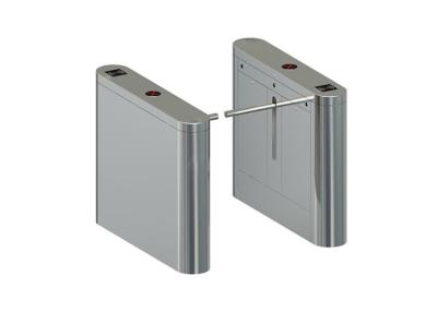 China Infrared Sensor 550mm Lane Width Drop Arm Turnstile with 304 Stainless Steel Construction for sale