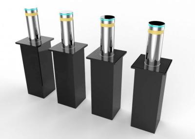 China SS304 8k Mirror Surface Hydraulic Rising Bollard with 80 Tons Bearing Capacity for sale