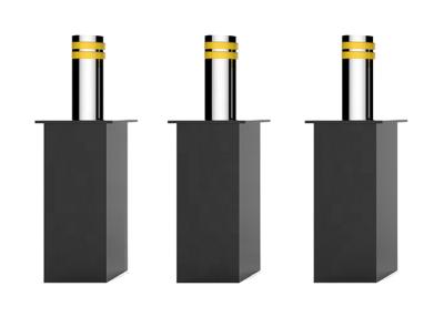 China SS304 IP68 PLC Controlled Automatic Hydraulic Rising Security Bollard with LED Light for sale