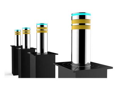 China Hydraulic Retractable Bollards with SUS304 Stainless Steel 8k Mirror Surface and Remote Control for Traffic Control for sale