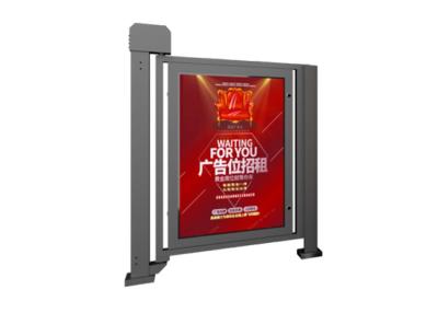 China 25W Brushless DC Motor Advertising Barrier Gate with Cold Rolled Steel and 180 Degrees Opening Angle for sale