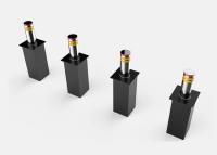 China LED Light Hydraulic Bollards with SUS304 Stainless Steel and Remote Control for Parking Safety for sale