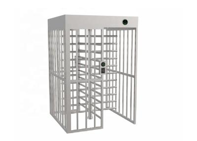 China RFID Card Reader Full Height Turnstile with 90 Degree Rotor and IP54 Waterproof Barrier for sale