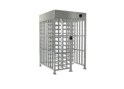 China IP44 QR Reader Full Height Turnstile with 90° Rotor for Single Lane Bi Directional Access Control for sale