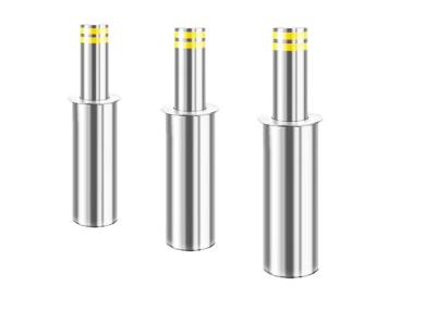 China SUS304 Stainless Steel Hydraulic Rising Bollard with 600mm Rising Height and Brushed Finishing for sale